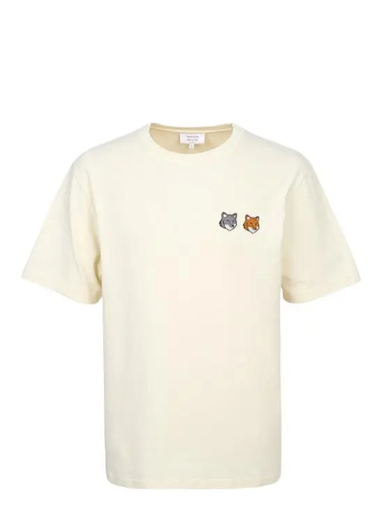 Maison Kitsuné Double Bold Fox Head T-shirt - Ivory