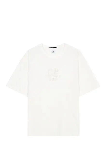 C.P. COMPANY Short Sleeve T-shirt - White