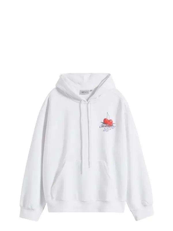 Carhartt Wip Jake Garcia Hood Fleece Sweatshirt - White
