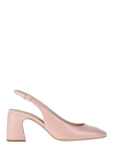 Emporio Armani Leather Slingback Pumps - Pink