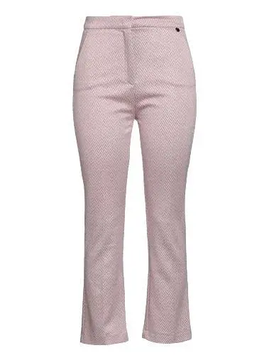 LIU •JO Bootcut Jacquard Knit Pants - Pink