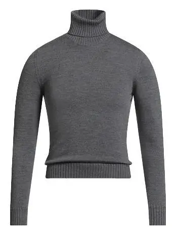 DRUMOHR Turtleneck Merino Wool Pullover - Grey
