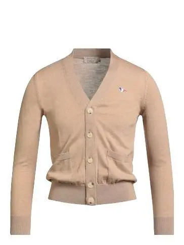 Maison Kitsuné Wool Cardigan - Beige