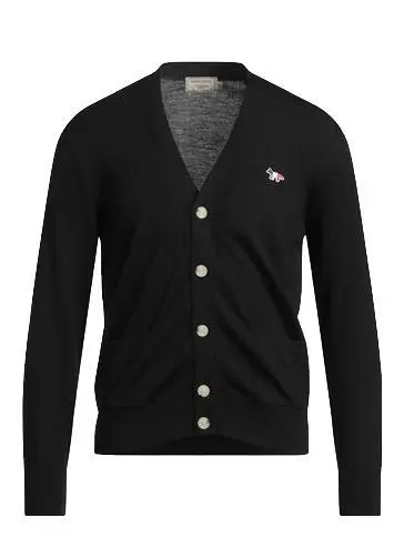 Maison Kitsuné Wool Cardigan - Black