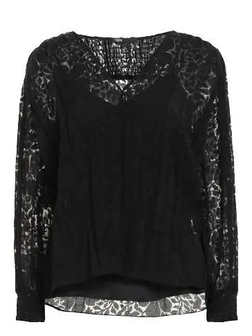 Maje Jacquard Top - Black