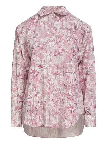 Maje Organic Cotton Poplin Shirt - Pink