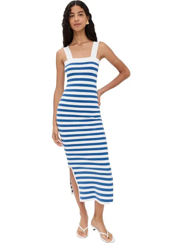 Posse Ari Stripe Maxi Dress - Blue Stripe