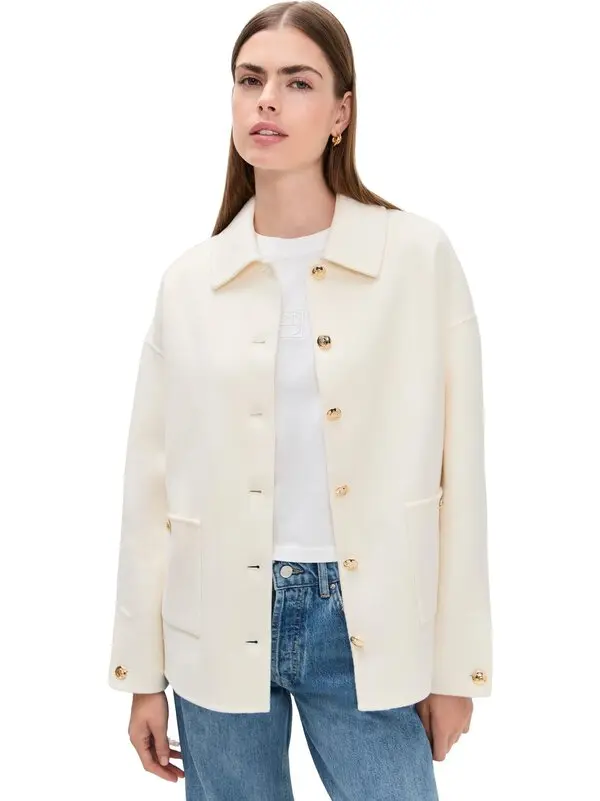 ANINE BING Luca Jacket - Ivory
