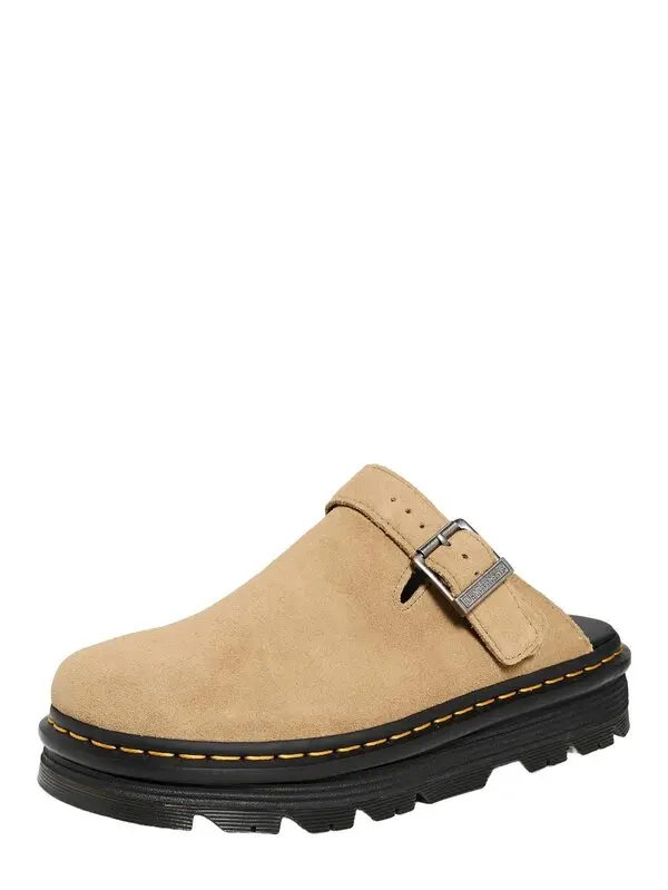 Dr. Martens Zebzag Suede Mules - Tan