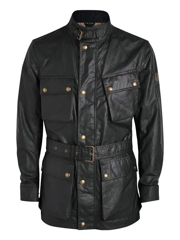 Belstaff Trialmaster Waxed Cotton Jacket - Black