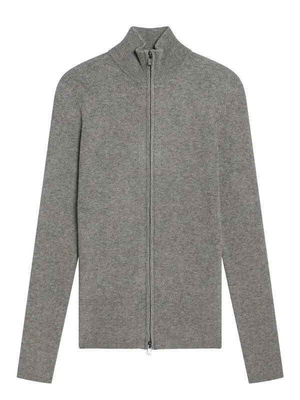 Fear Of God Ribbed Zip Cardigan - Grey