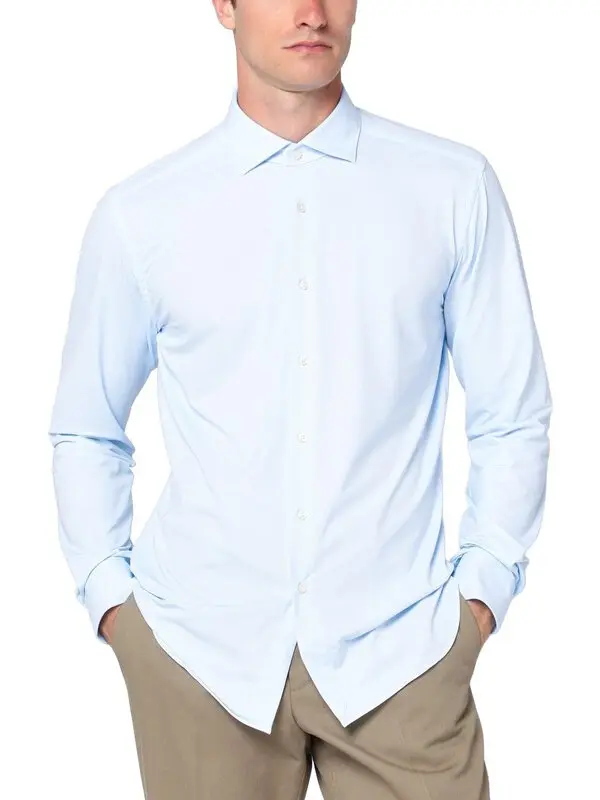 XACUS Active Twill Shirt - Light Blue