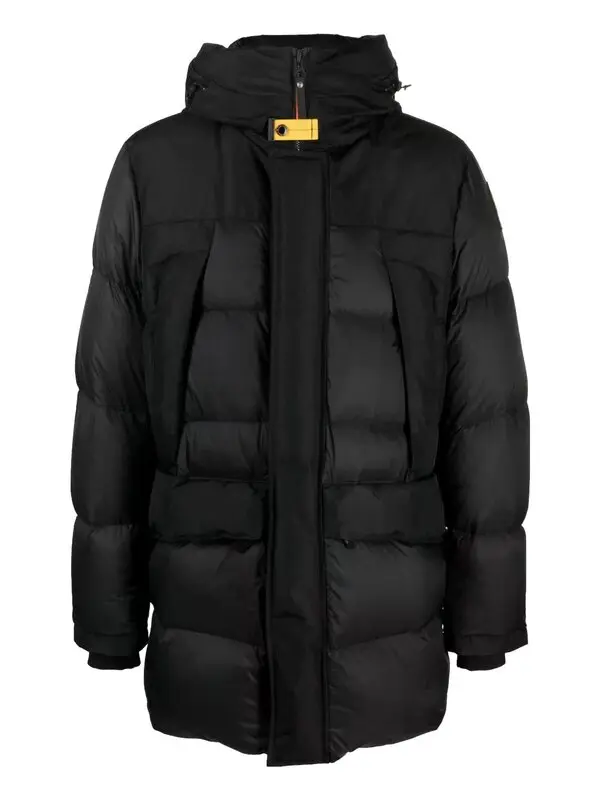 PARAJUMPERS Logo-patch Padded Jacket - Black