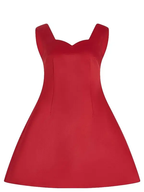 Rosie Assoulin Halo Mini Dress - Red