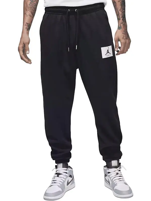 JORDAN Flight Logo Fleece Joggers - Black