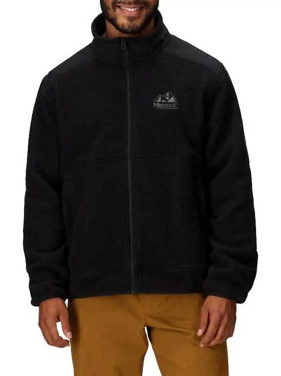 MARMOT Wanderer High Pile Fleece Jacket - Onyx