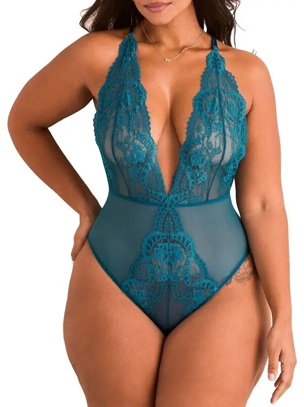 ADORE ME Talia Bodysuit Lingerie - Dark Blue