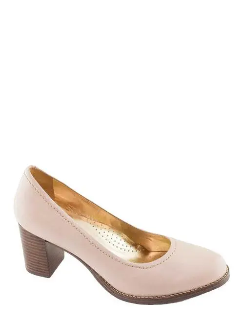 MARC JOSEPH NEW YORK N.y.c. Leather Pump - Nude Napa