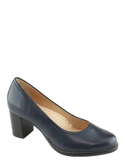 MARC JOSEPH NEW YORK N.y.c. Leather Pump - Navy Napa