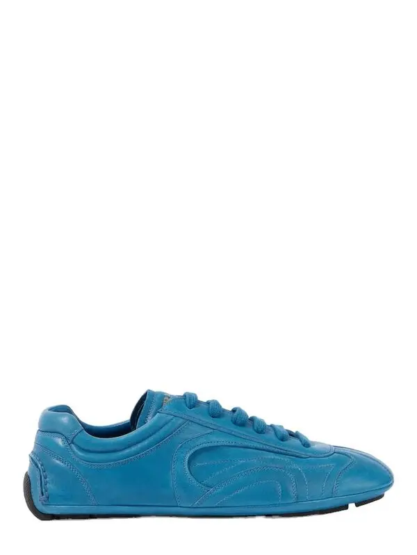 Prada Montecarlo Re-edition 2005 Leather Sneakers - Blue
