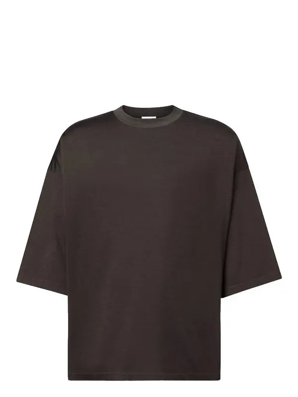 Fear Of God Oversized Cotton-blend T-shirt - Black