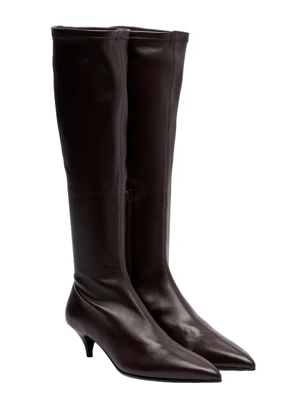 A.emery Oscar 60 Leather Knee-high Boots - Brown