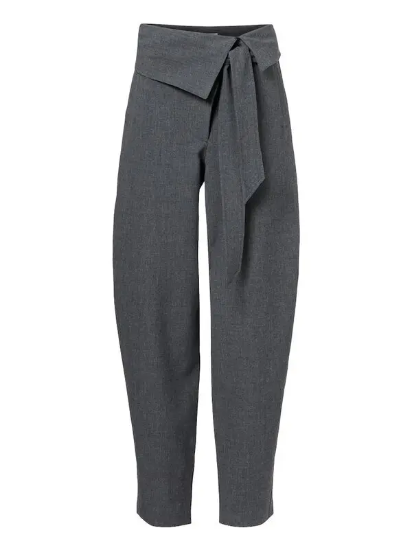 Attico Cady Balloon Pants - Grey