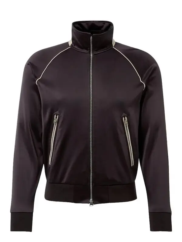 TOM FORD Jersey Track Jacket - Purple