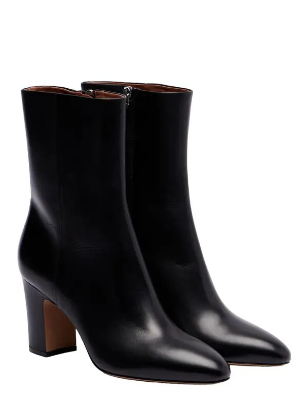 Paris Texas Lavinia 75 Leather Ankle Boots - Black