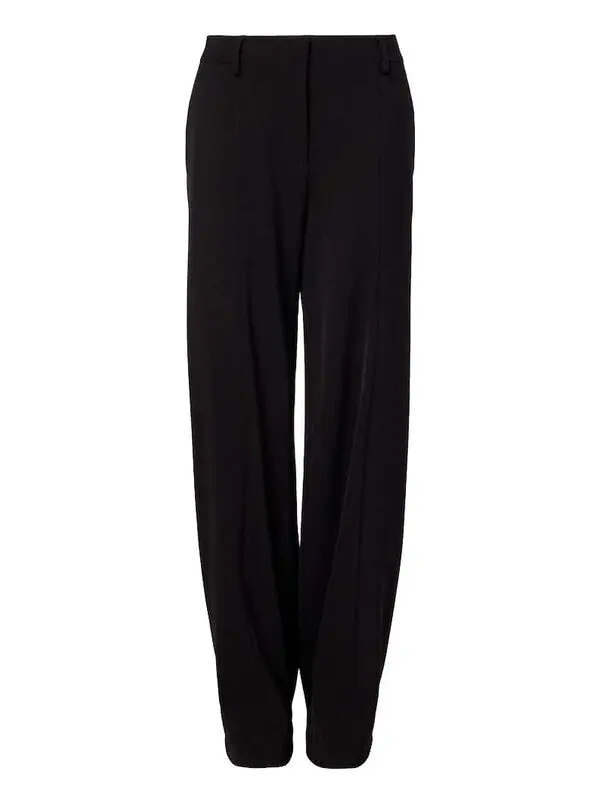 Jean Paul Gaultier Mid-rise Straight Pants - Black