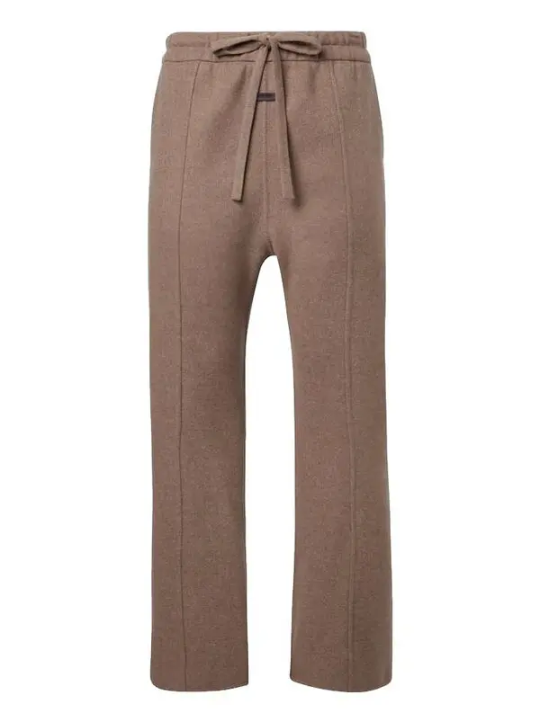 Fear Of God Wool And Cashmere Bootcut Trousers - Brown