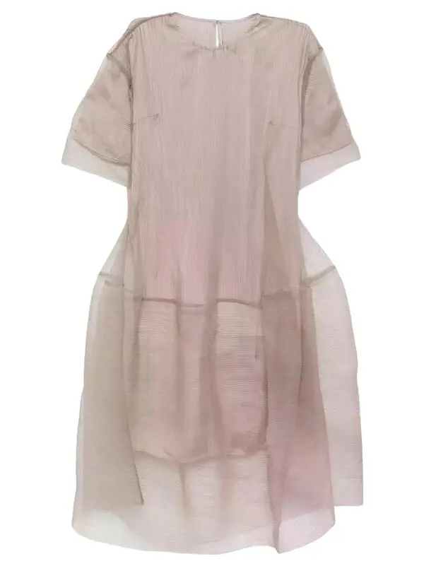 JNBY A-line Short-sleeve Dress - Neutrals