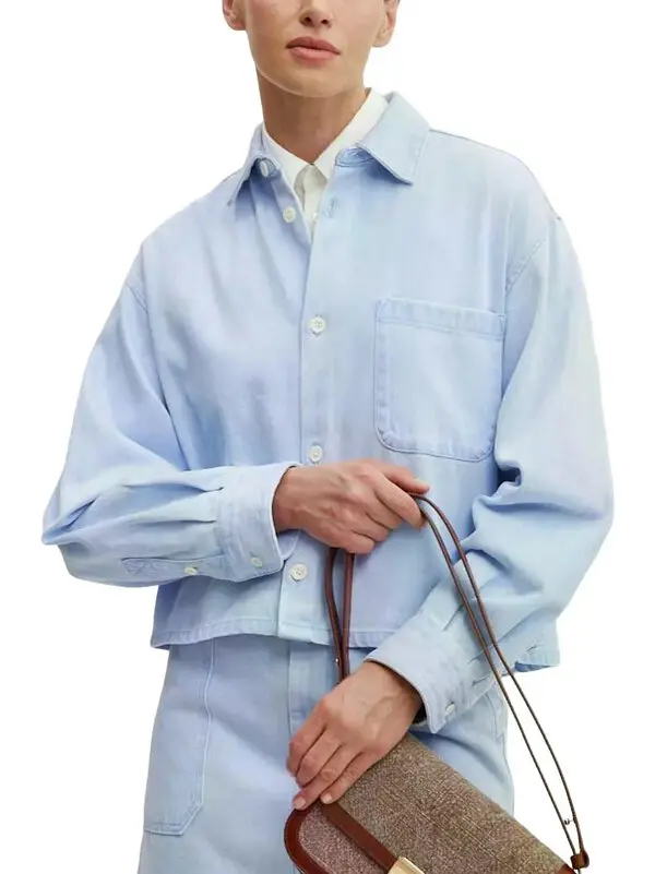A.p.c. Pocket Cotton Shirt - Blue