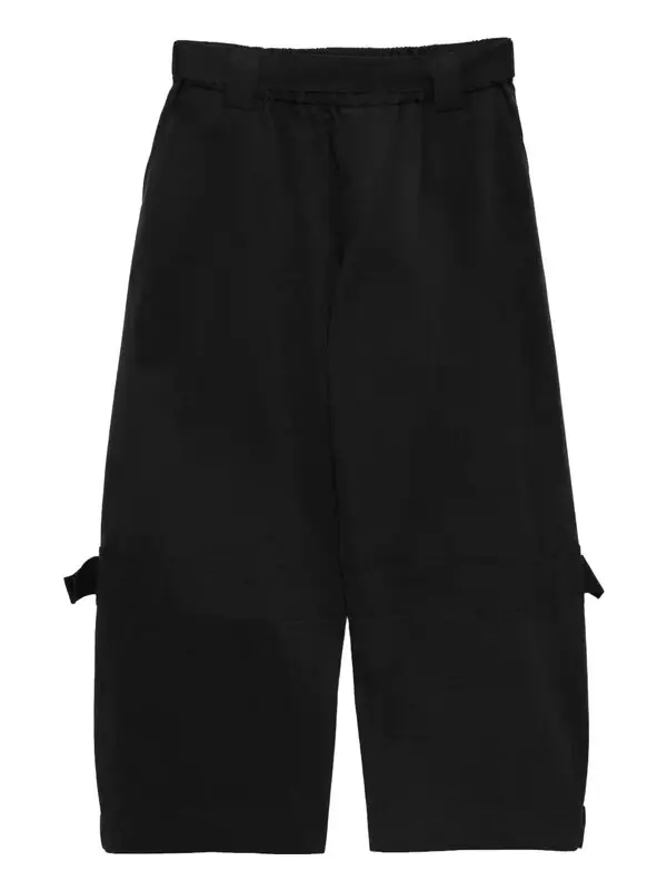 CROQUIS Belted Trousers - Black