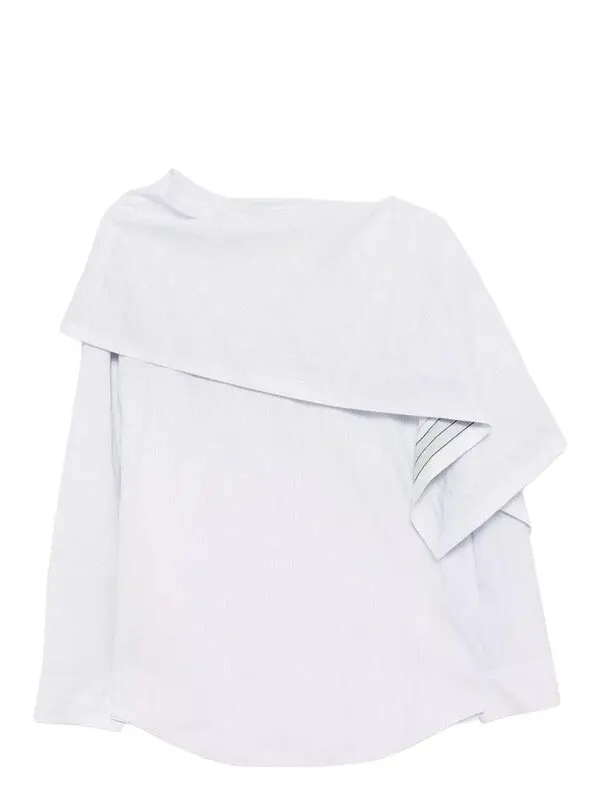 JNBY Long-sleeve Off-shoulder Shirt - White