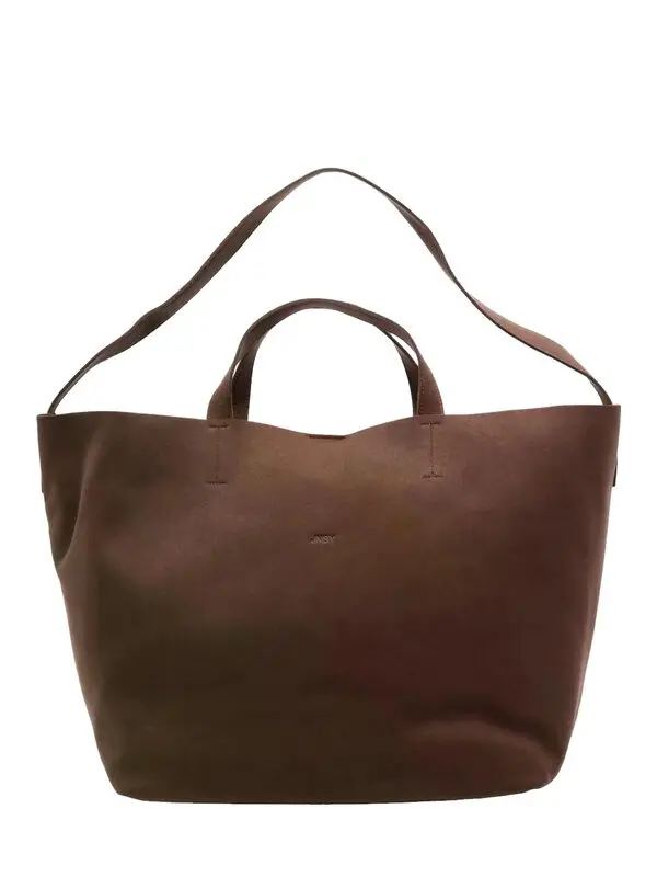 JNBY Logo-debossed Tote Bag - Brown