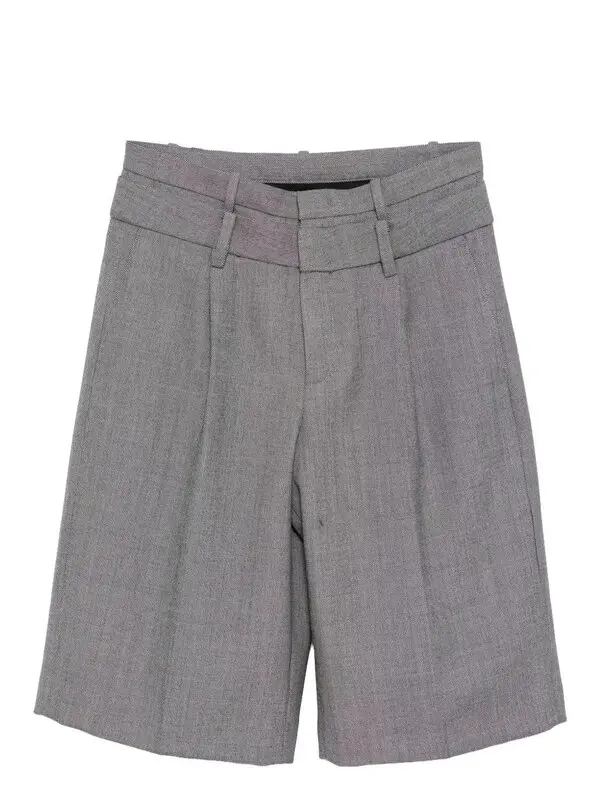 JNBY Straight-leg Wool Shorts - Grey