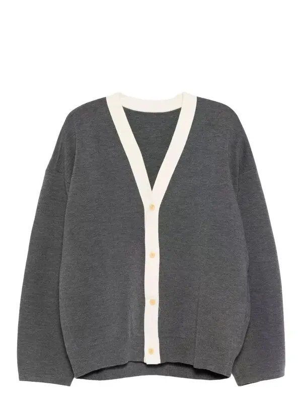 CROQUIS Wool Cardigan - Grey