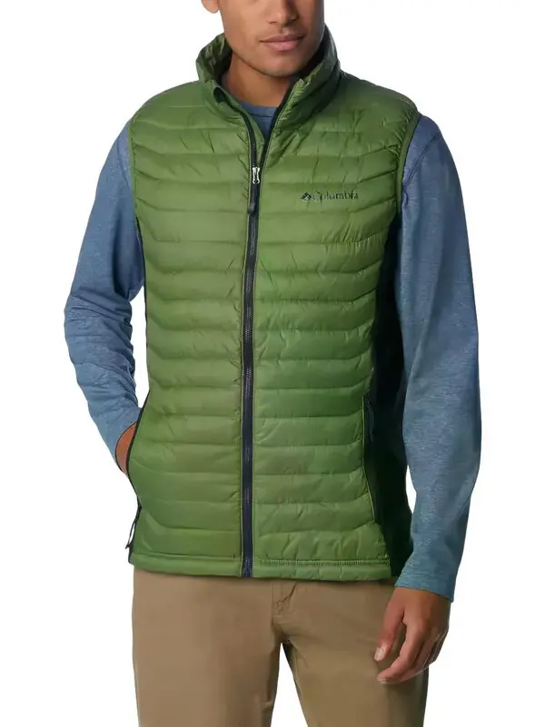 Columbia Quilted Zip-front Gilet - Green