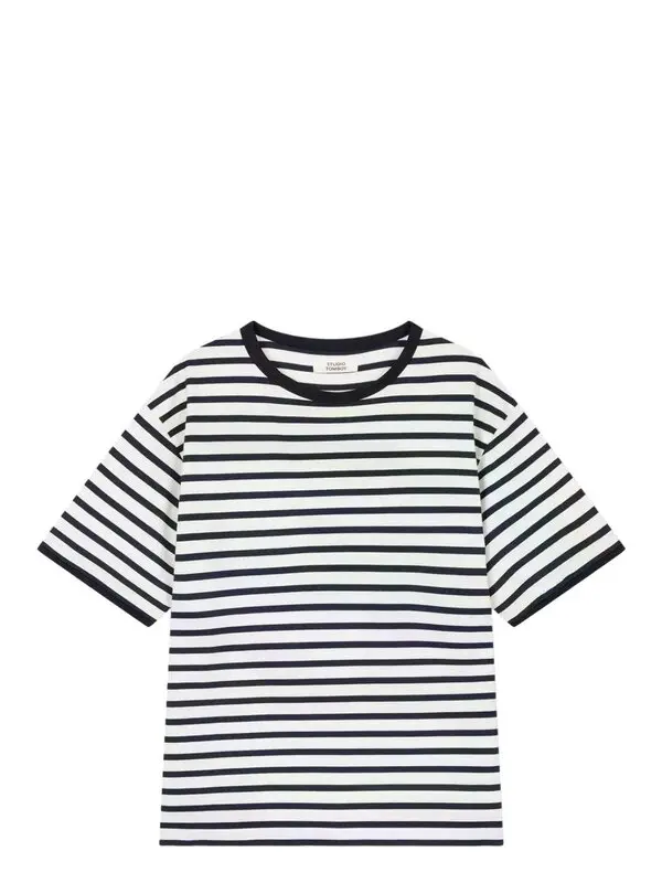 STUDIO TOMBOY Striped T-shirt - White