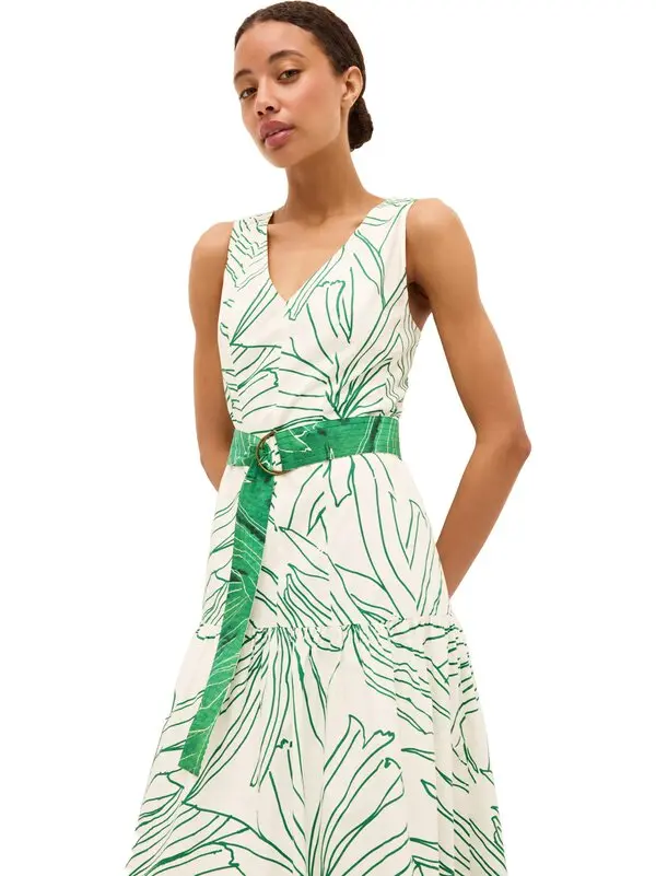 MARIE OLIVER Posey Dress - Palm