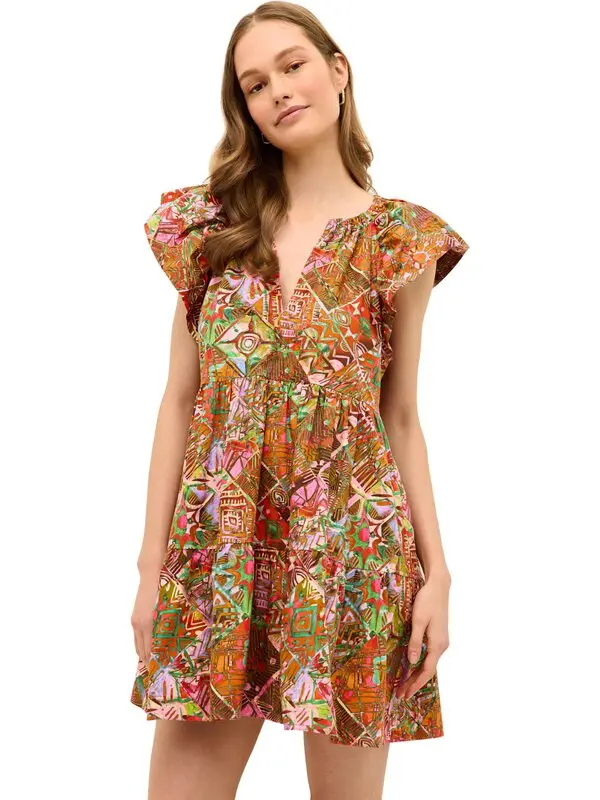 MARIE OLIVER Kara Tiered Dress - Tahiti