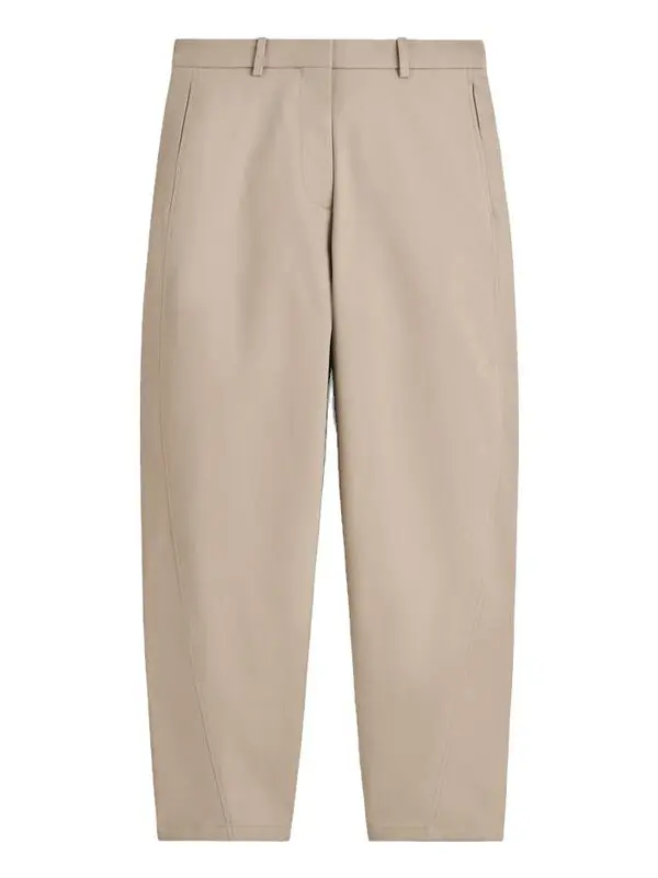 Cos Barrel-leg Cotton Chinos - Beige
