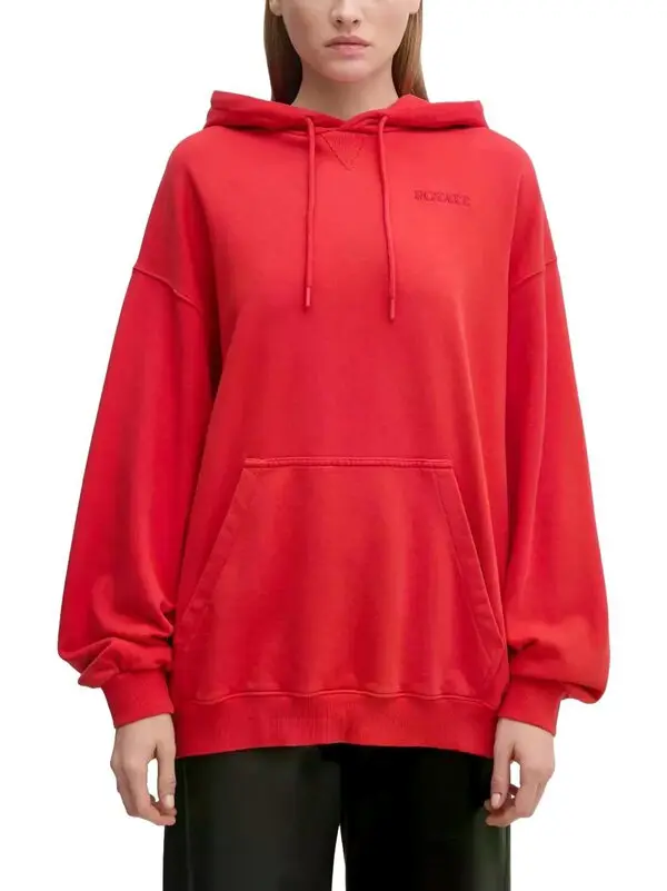 ROTATE BY BIRGER CHRISTENSEN Logo-embroidered Hoodie - Red