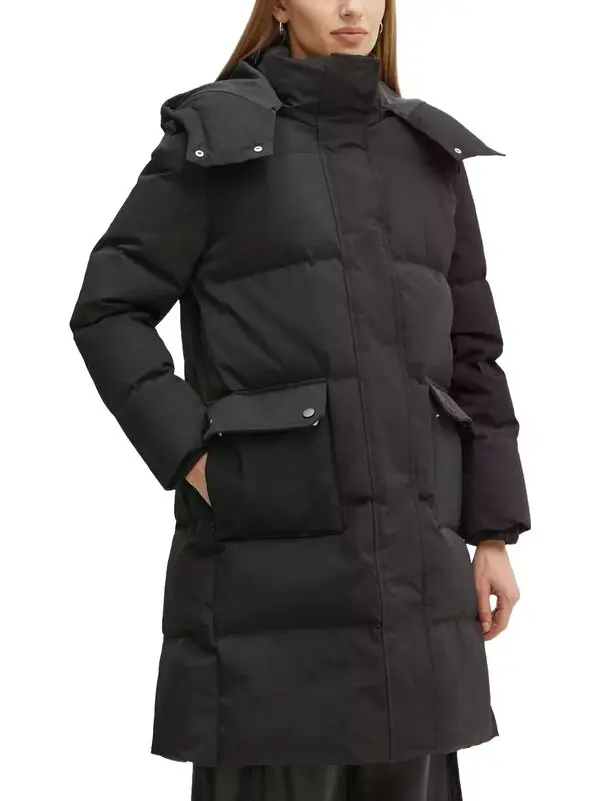 Guess Hooded Puffer Coat - Black