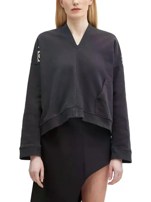 MAISON MARGIELA V-neck Sweatshirt - Black