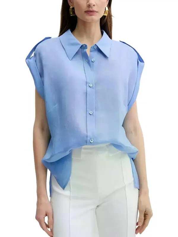 Luisa Spagnoli Short-sleeve Shirt - Blue