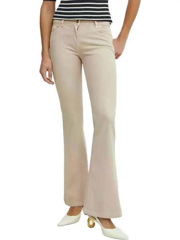 Luisa Spagnoli Five-pocket Flared Jeans - Neutrals