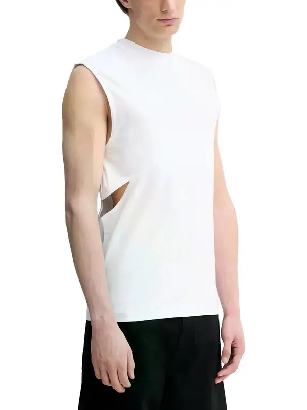 HELIOT EMIL Cut-out Sleeveless Vest - White
