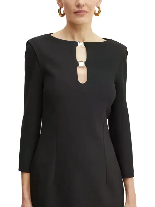 SIMONA CORSELLINI Round-neck Dress - Black